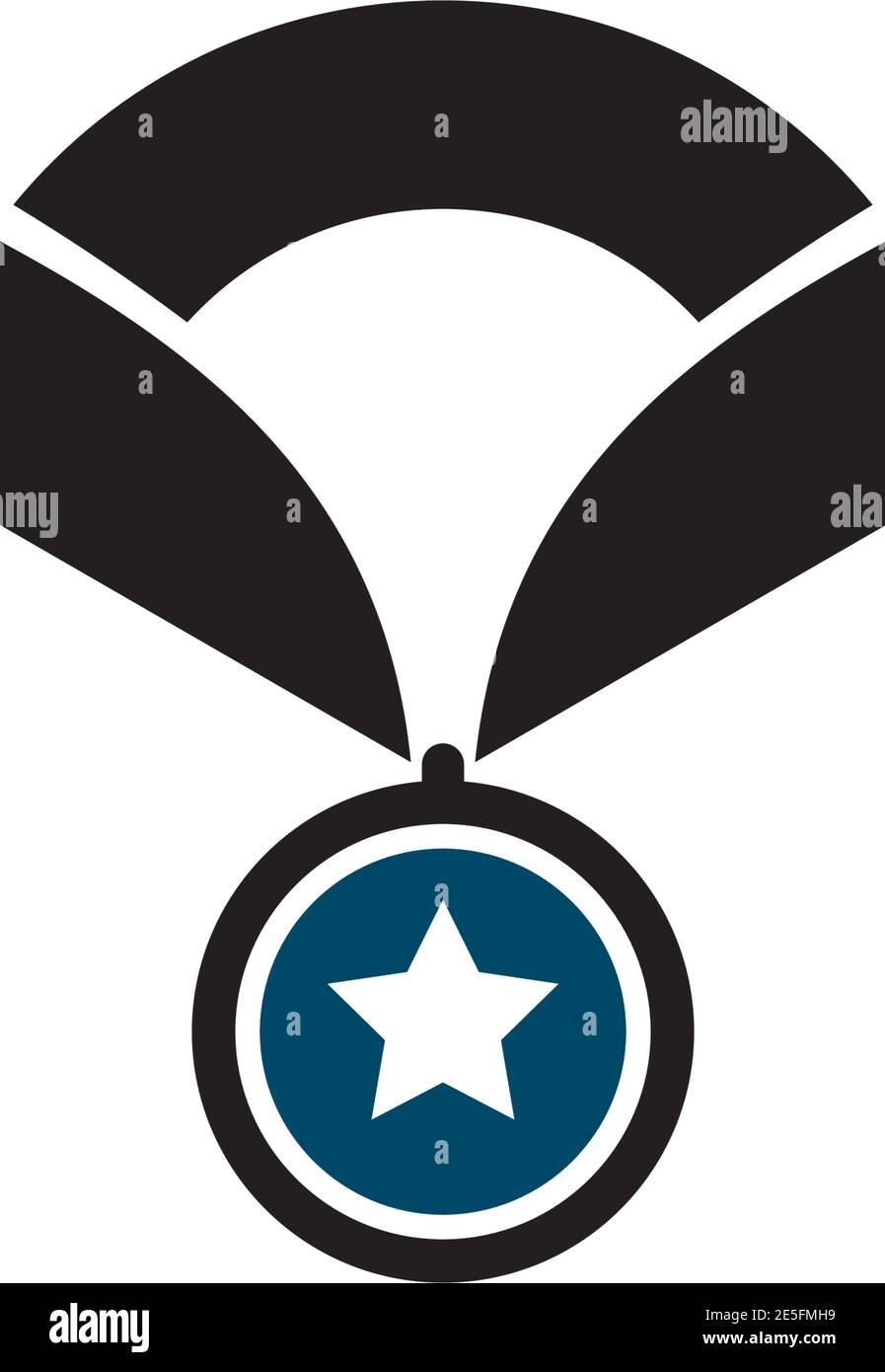 Medal icon logo design vector illustration template Stock Vector Image ...