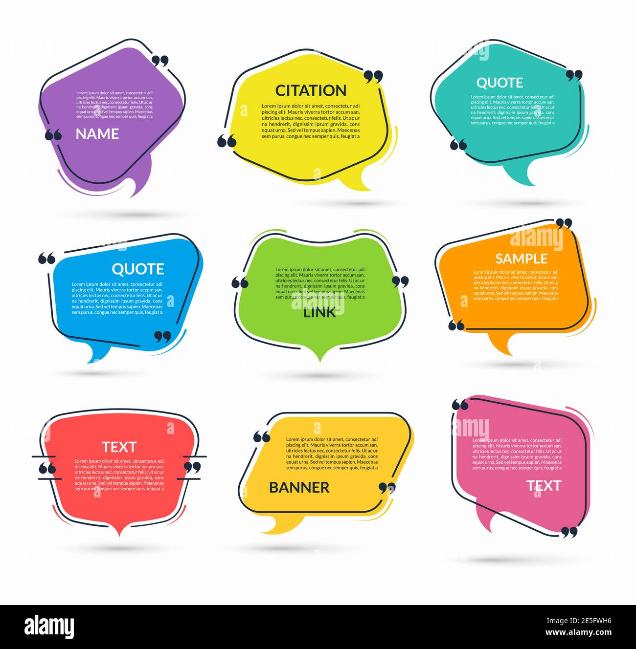 Dialogue balloons Stock Vector Images - Alamy