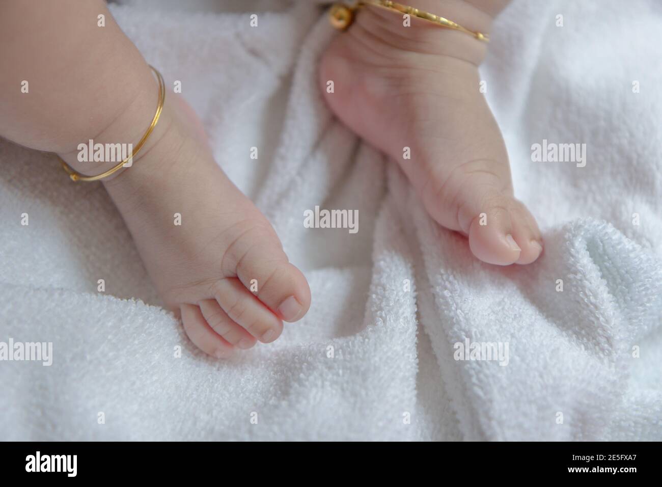 Two feet Baby's, Love Stock Photo - Alamy