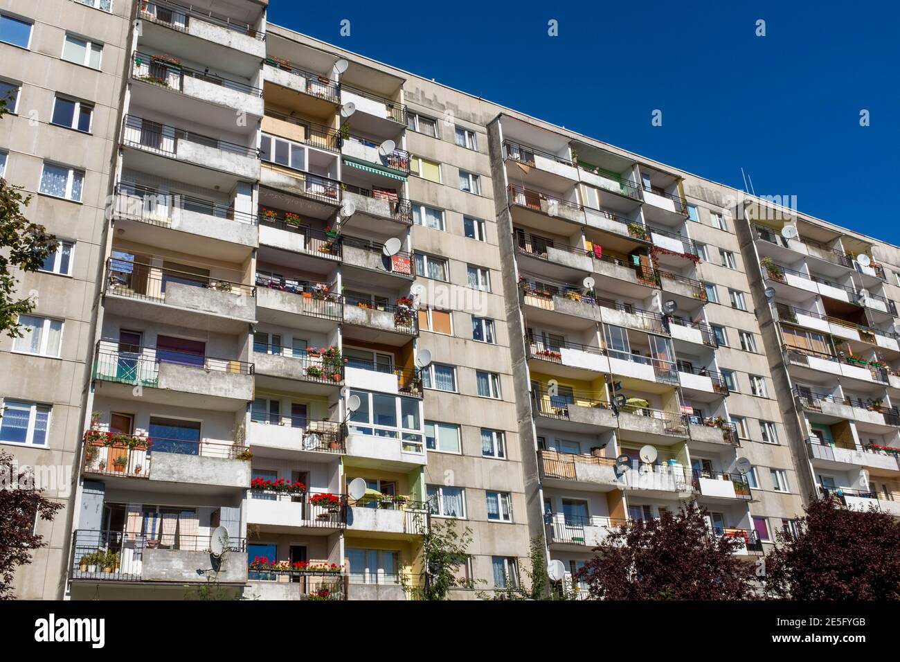 Communist era apartment blocks in hi-res stock photography and images ...