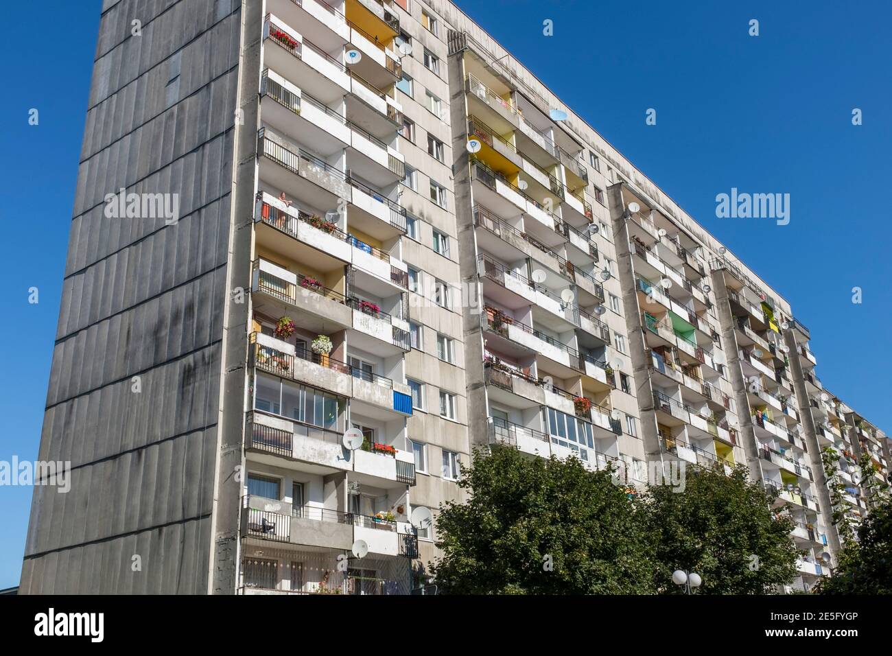 Communist era apartment blocks in hi-res stock photography and images ...