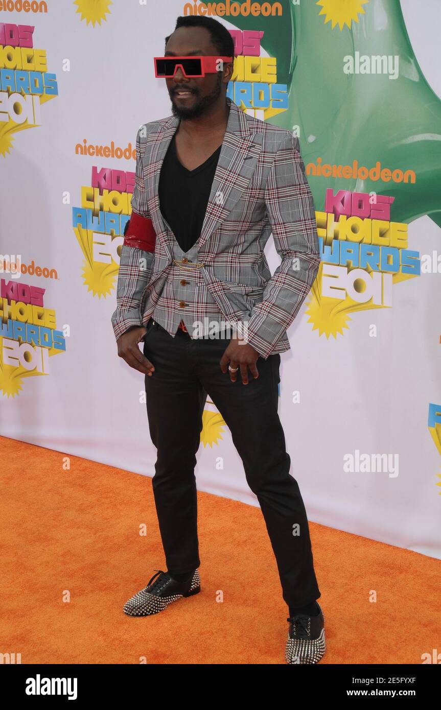 will.i.am at 2011 Nickelodeon Kids Choice Awards held at USC's Galen ...