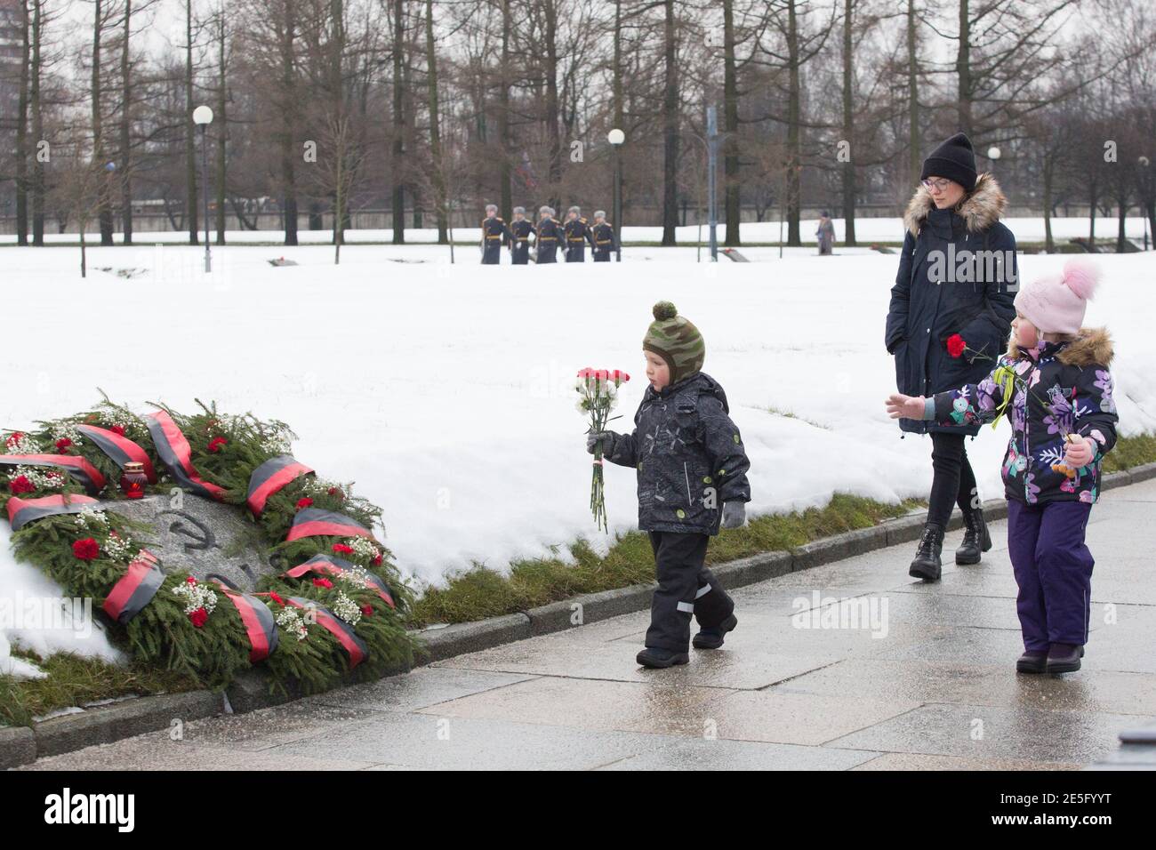 St. Petersburg, Activities were held here to mark the 77th anniversary ...