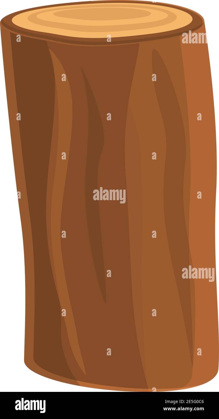 Tree trunk icon. Cartoon of tree trunk vector icon for web design ...