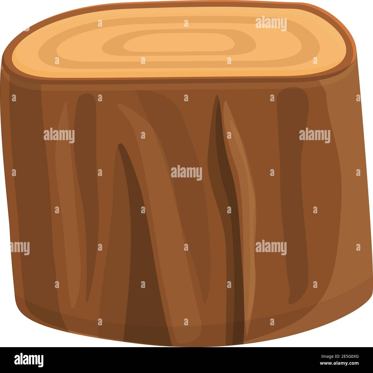 Young tree trunk icon. Cartoon of young tree trunk vector icon for web ...