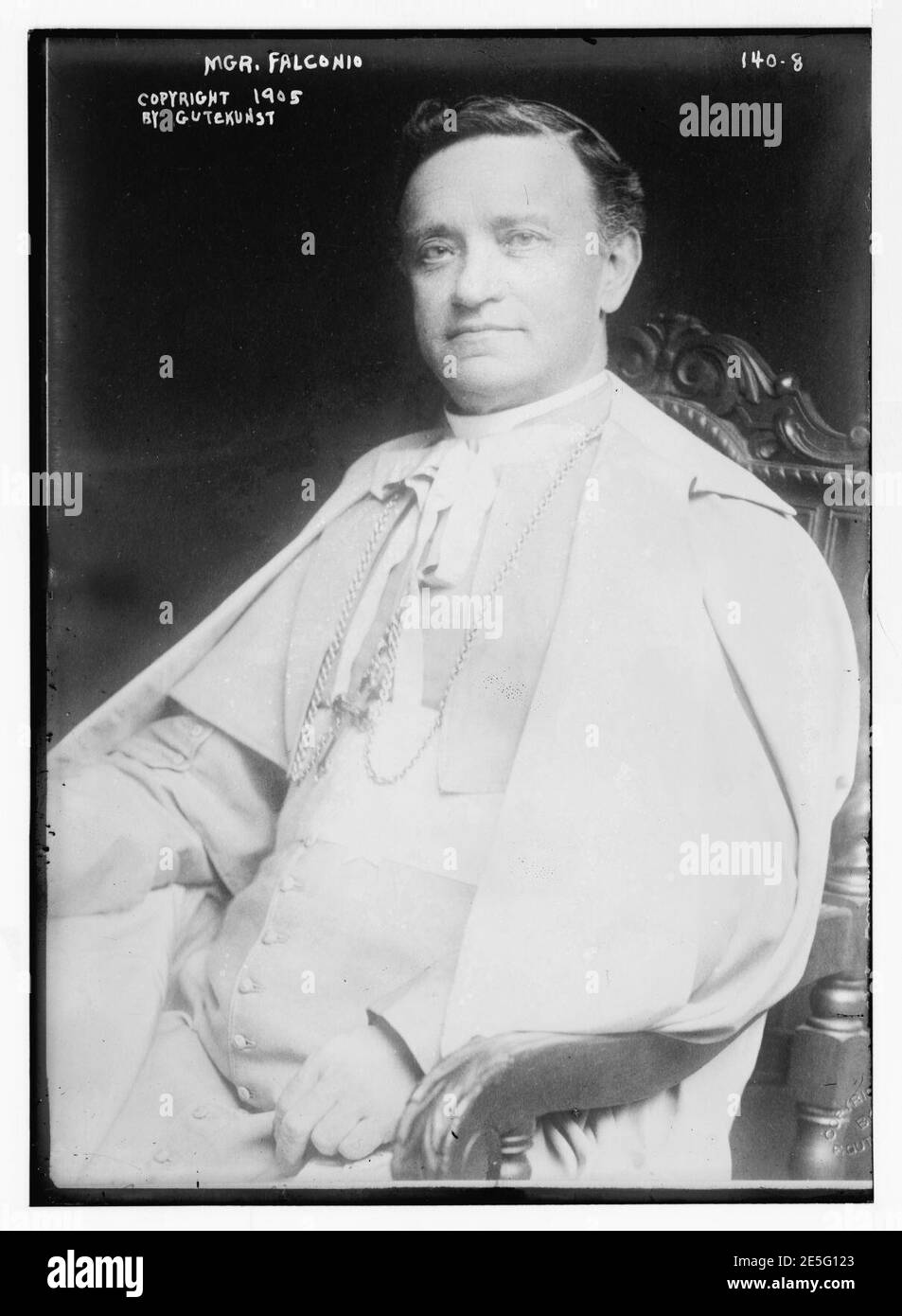 Mgr. Falconio, sitting Stock Photo - Alamy