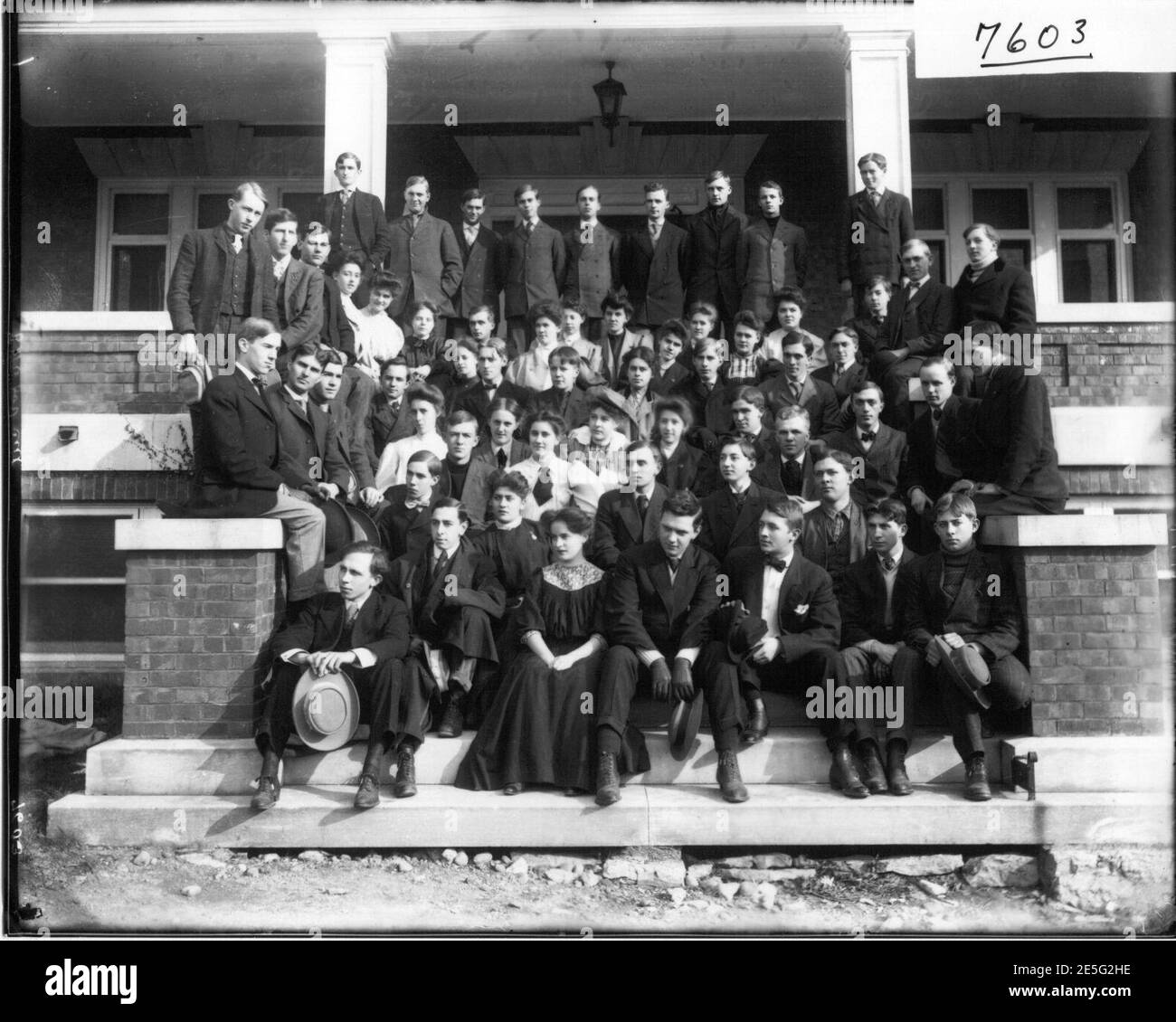 Miami University freshman class in Fall 1906 (3195510212 Stock Photo ...