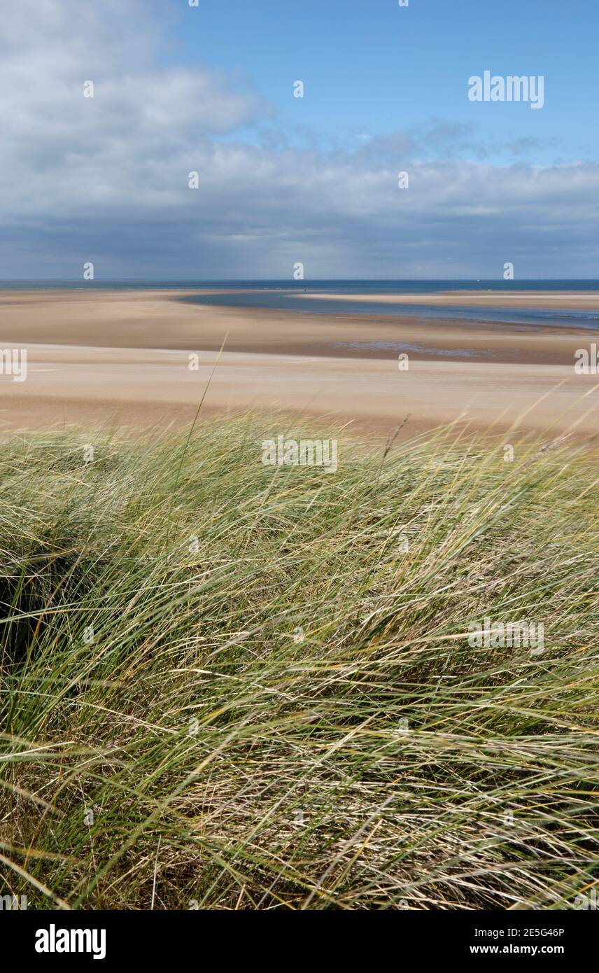 Entrance to Brancaster Harbour at Brancaster Beach, Brancaster, Norfolk ...