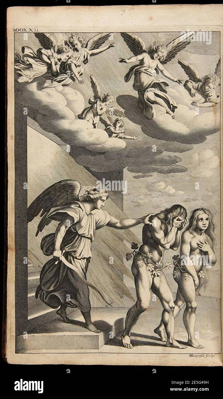 Michael Burgher s engraving of the expulsion after an illustration by ...