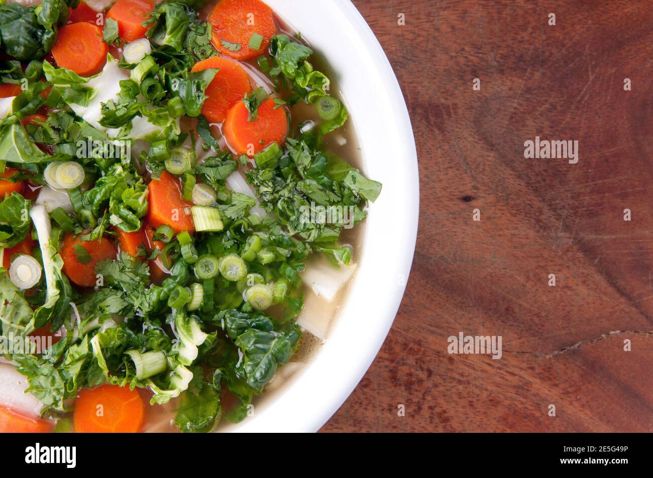 vietnamese pho soup, an ethnic meal of chicken soup, broth, bean Stock ...