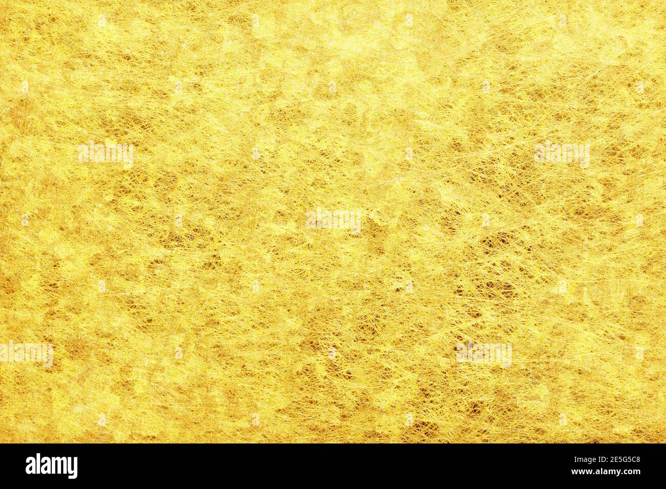 Japanese gold color paper texture background or natural grunge canvas ...