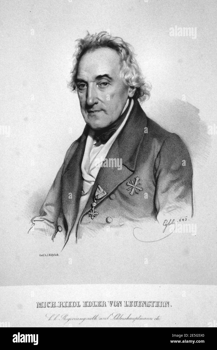Michael Riedl von Leuenstern Litho Stock Photo - Alamy