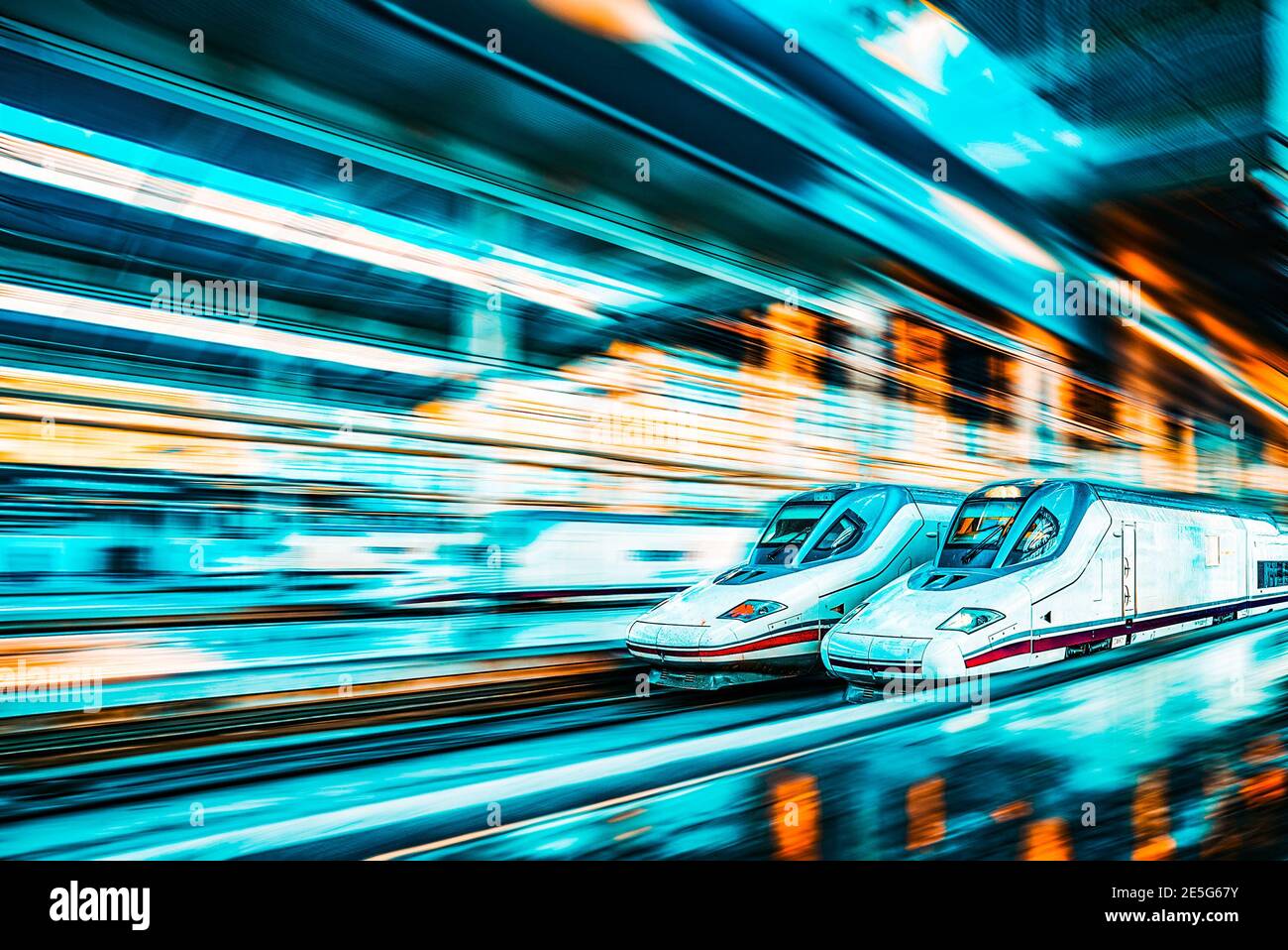 Train moving hi hi-res stock photography and images - Alamy