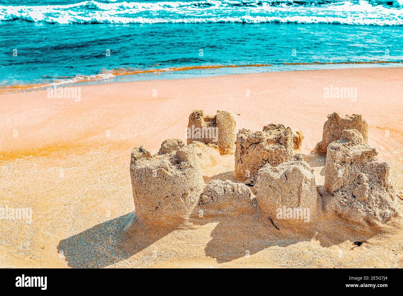 Destroyed Sand Castle High Resolution Stock Photography and Images - Alamy