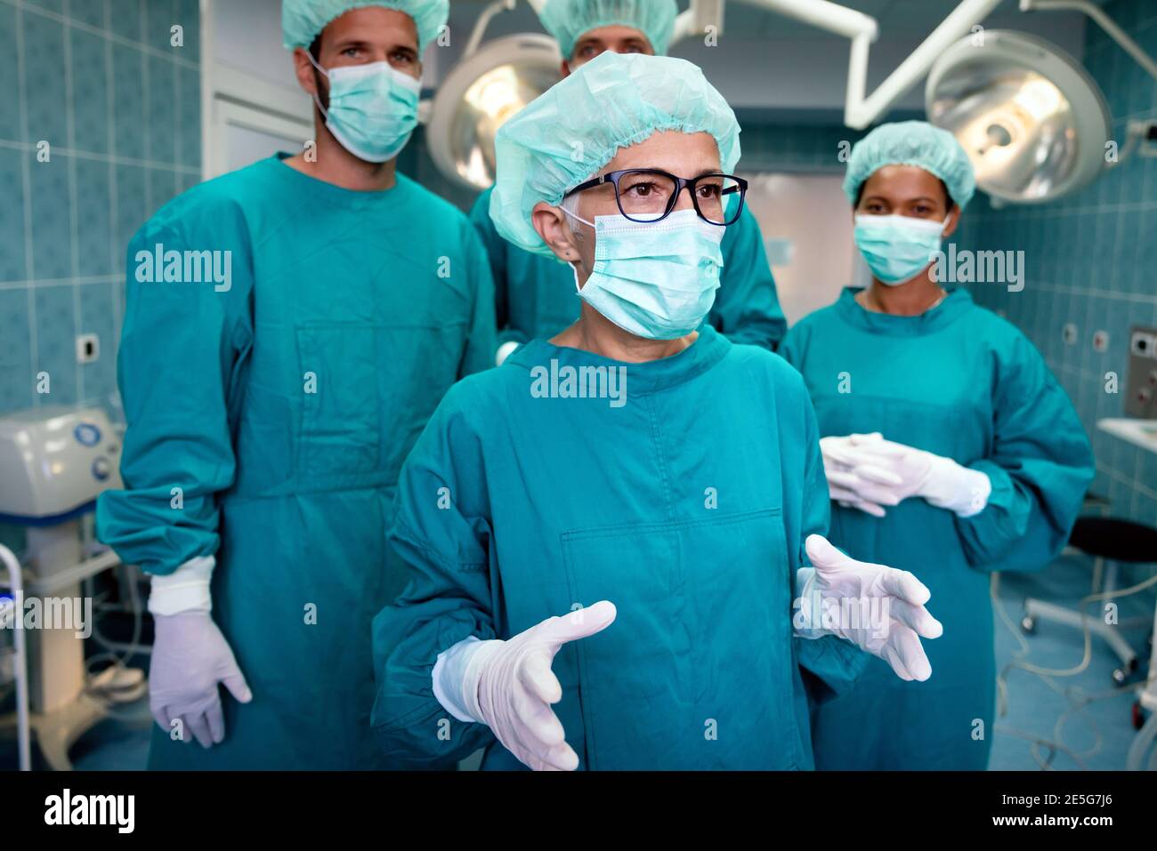Hospital medical surgery team is ready for the operation Stock Photo ...