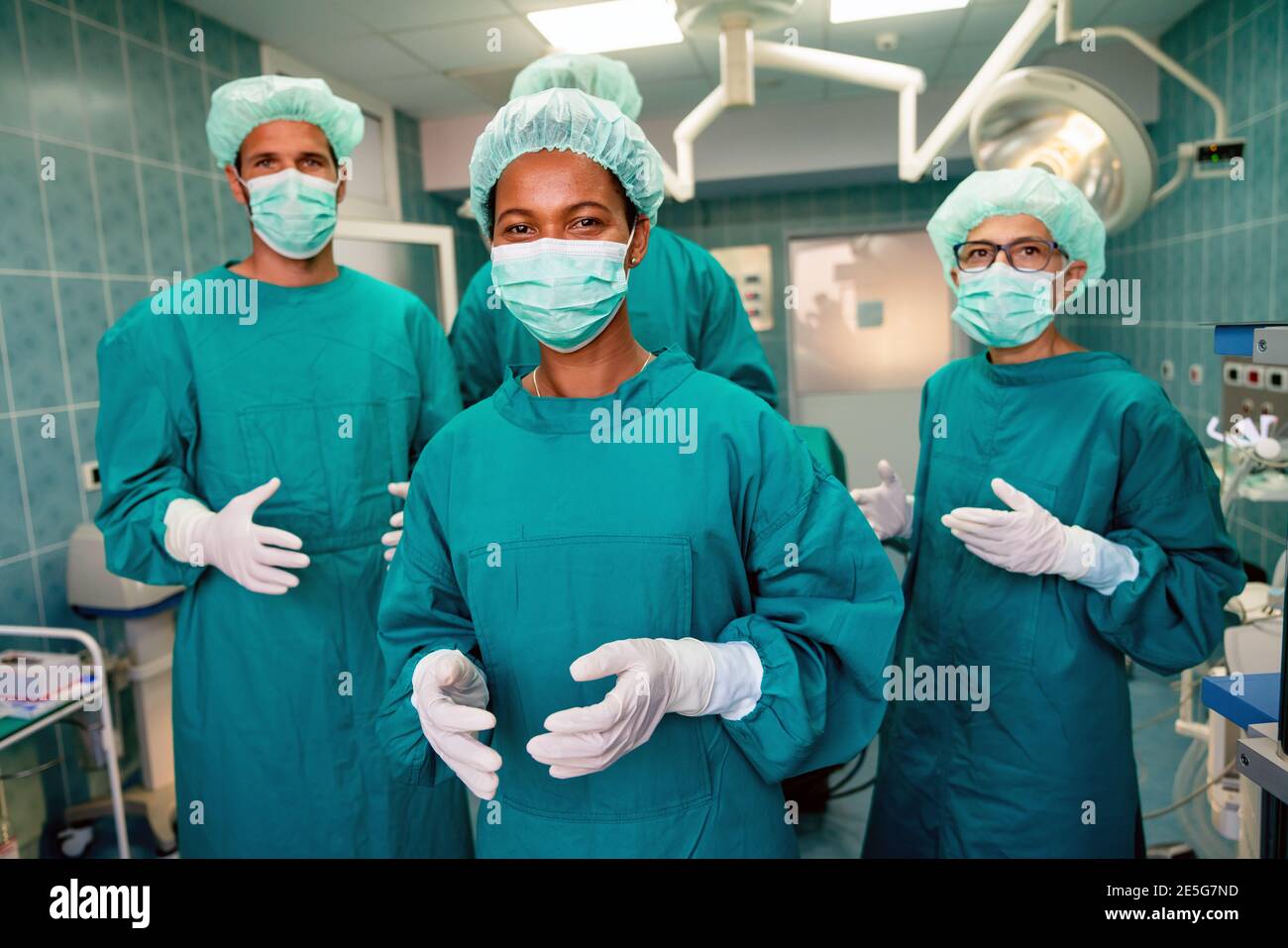 Exhausted surgeons at the emergency room as a sign of stress and ...