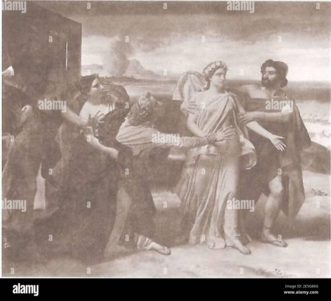 Michel Martin Drolling, Farewell of Hecuba and Polyxena, 1824 Stock ...
