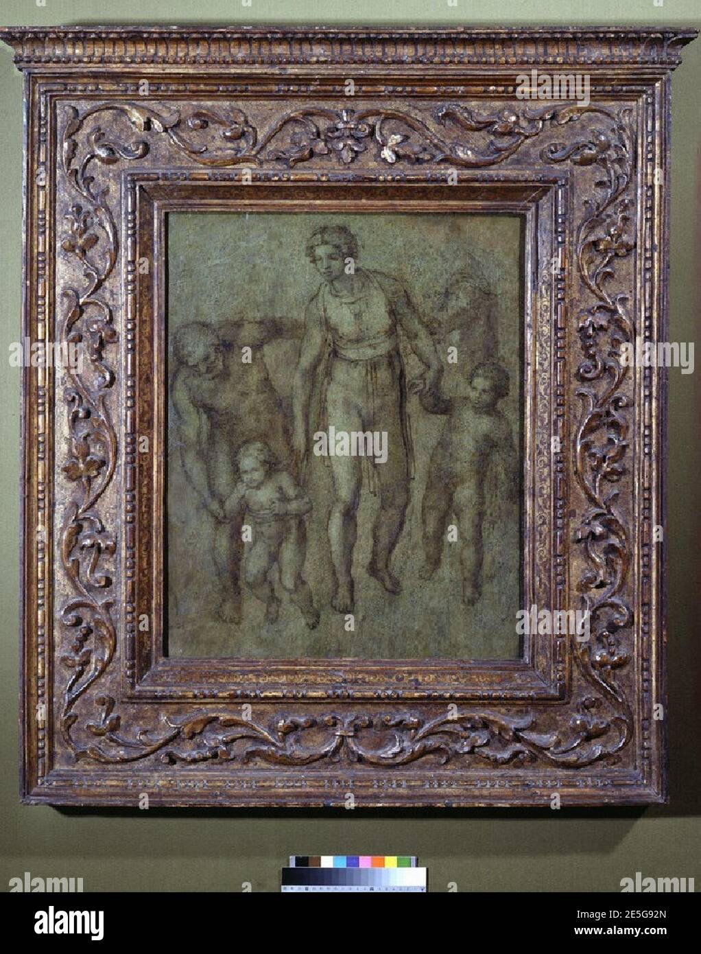 Michelangelo - The Holy Family with St John the Baptist, WA1846.309 ...