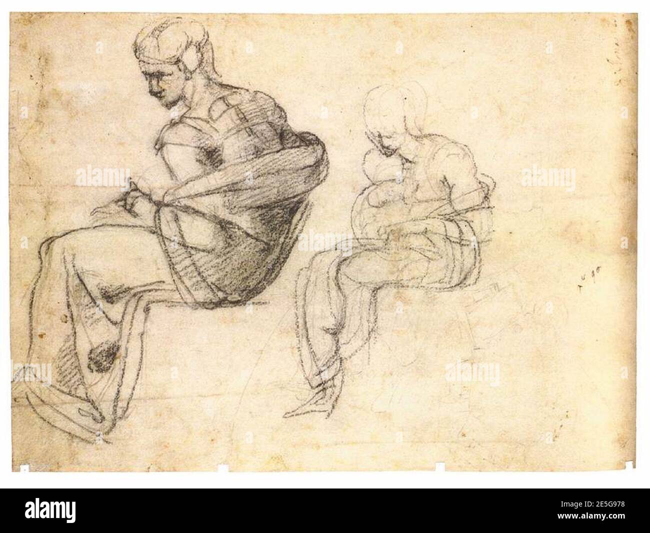 Two sitting figures Cut Out Stock Images & Pictures - Alamy