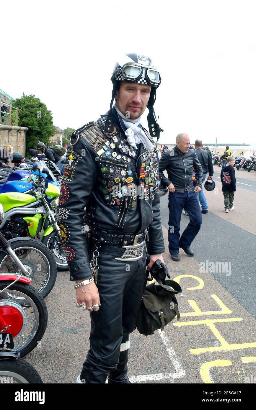 Leather jacket badges hi-res stock photography and images - Alamy