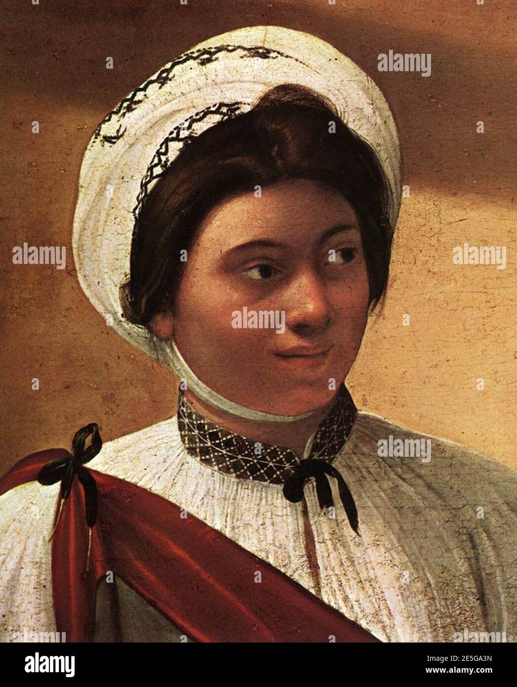 Michelangelo Merisi da Caravaggio - The Fortune Teller (detail Stock ...