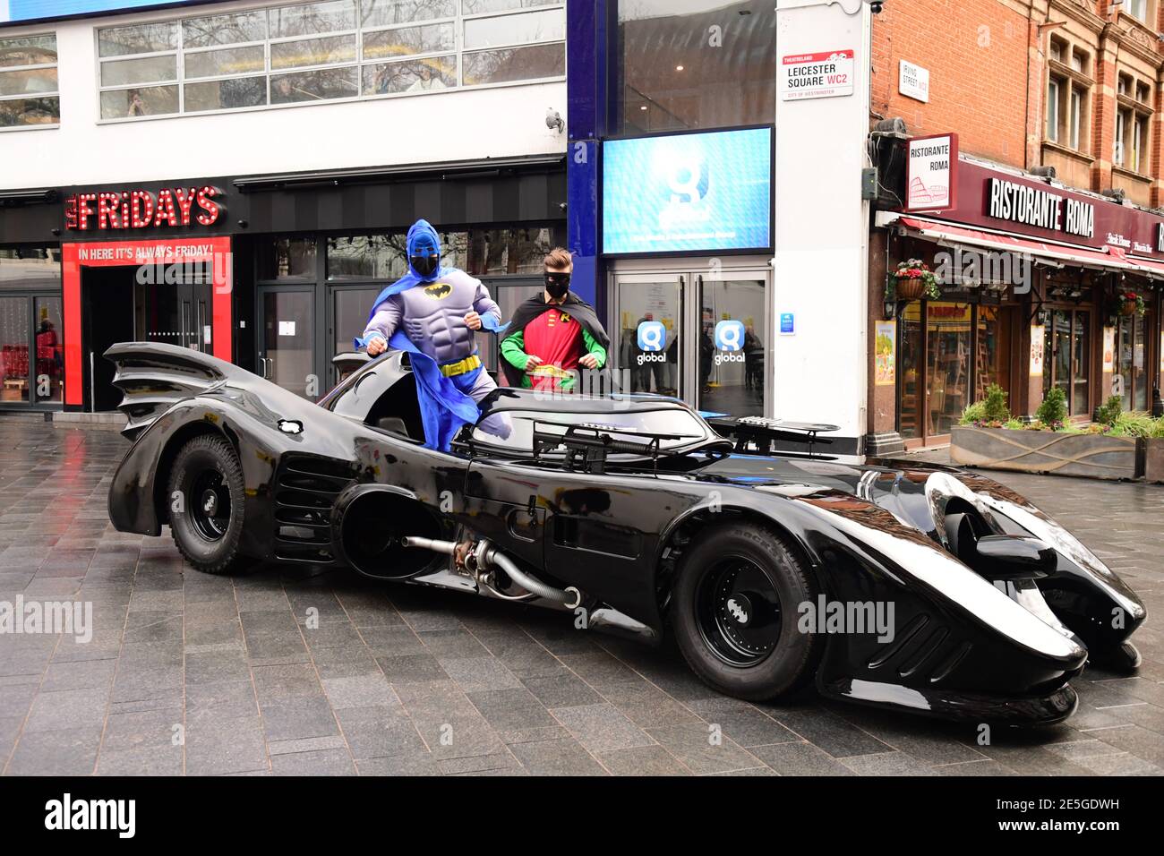 Batman robin batmobile hi-res stock photography and images - Alamy
