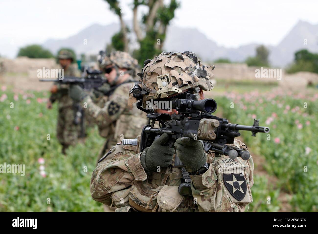 Platoon 3rd us infantry regiment hi-res stock photography and images ...