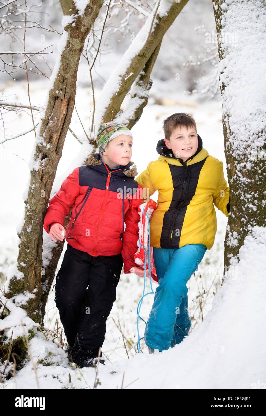 Sledging hi-res stock photography and images - Alamy