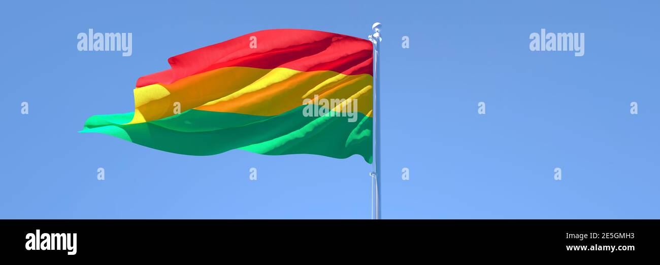 Bolivia flag realistic waving fabric hi-res stock photography and ...