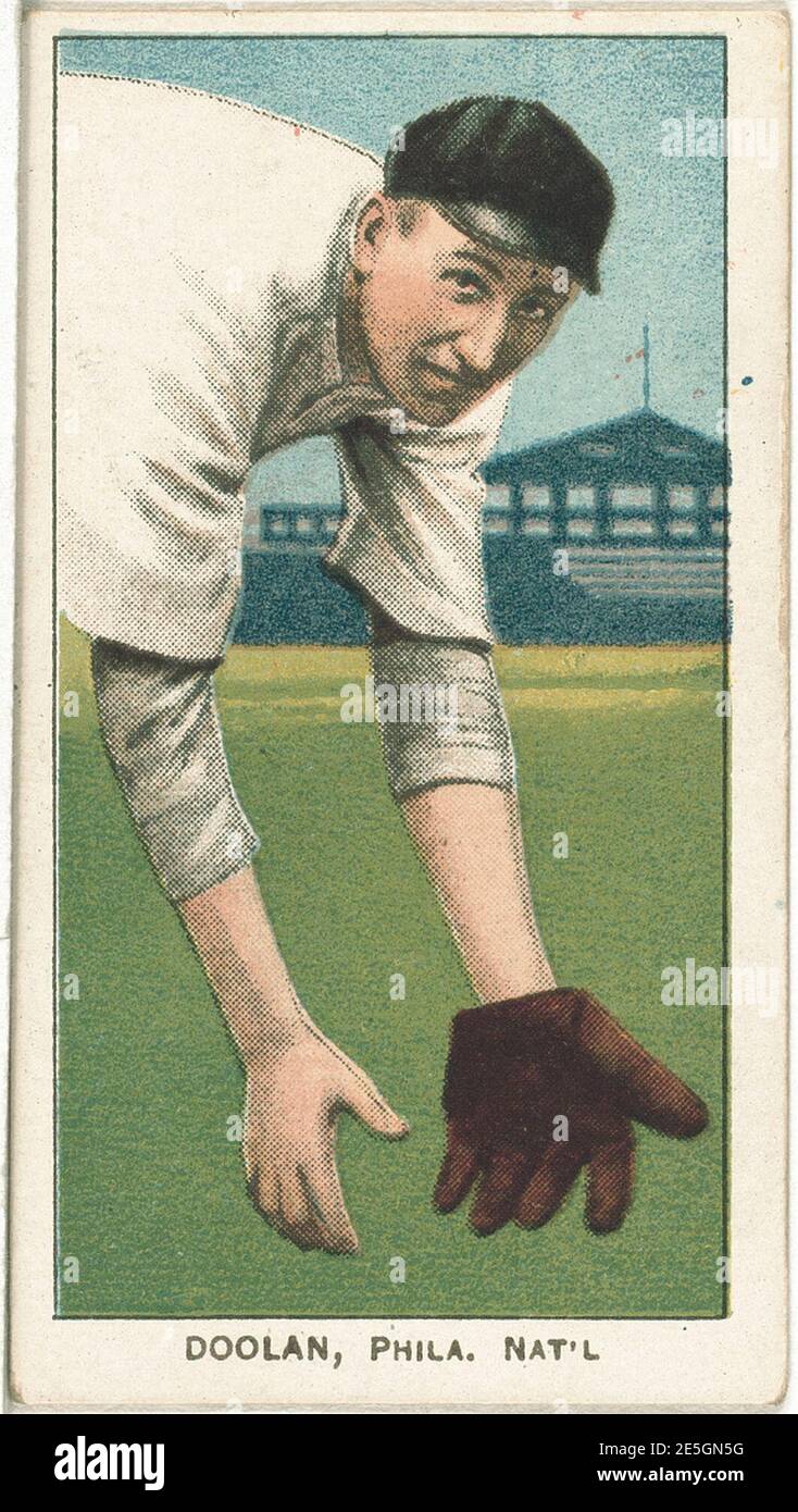 Mickey Doolan, Philadelphia Phillies, baseball card portrait Stock Photo - Alamy