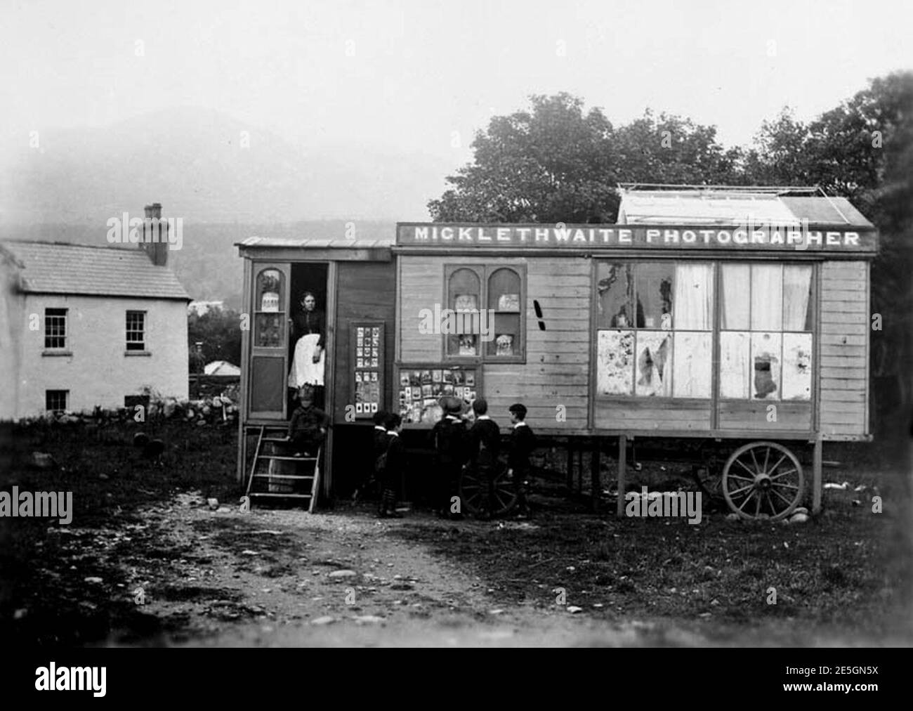 Micklethwaite Portable studio Stock Photo - Alamy
