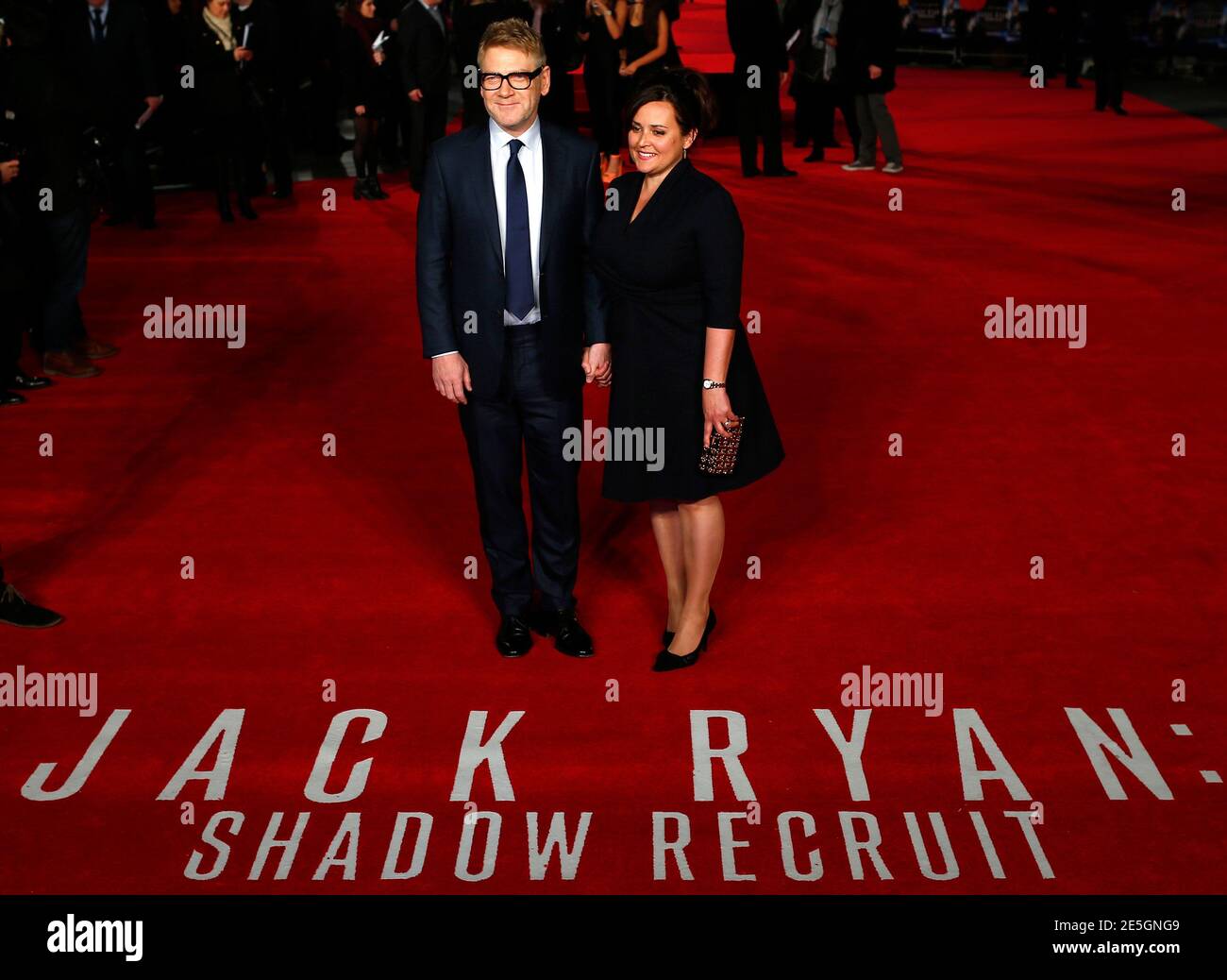 Kenneth Branagh And Wife Lindsay Brunnock High Resolution Stock ...