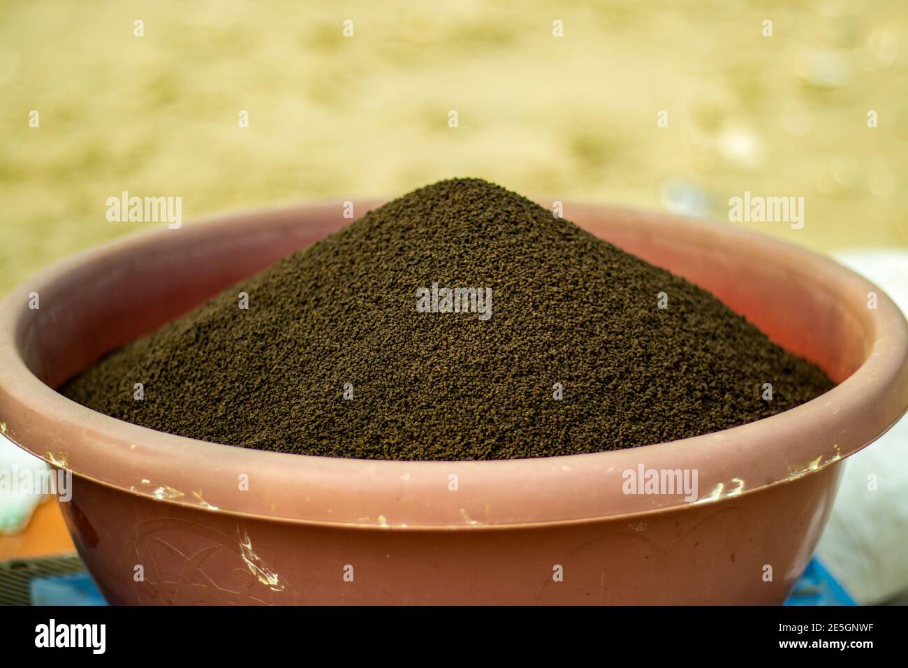 Raw Tea or Open tea is being sold on the side of the road Stock Photo ...