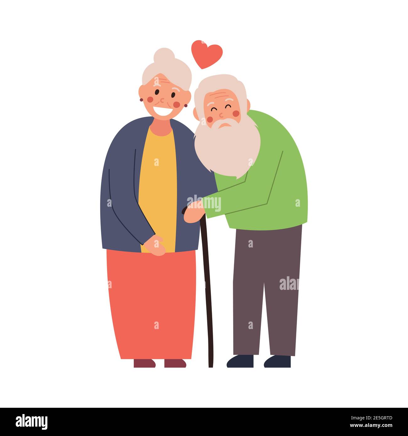 Glasses hug Stock Vector Images - Alamy