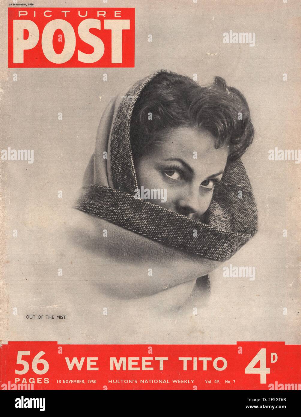1950 Picture Post front cover Autumnal fashion Stock Photo - Alamy