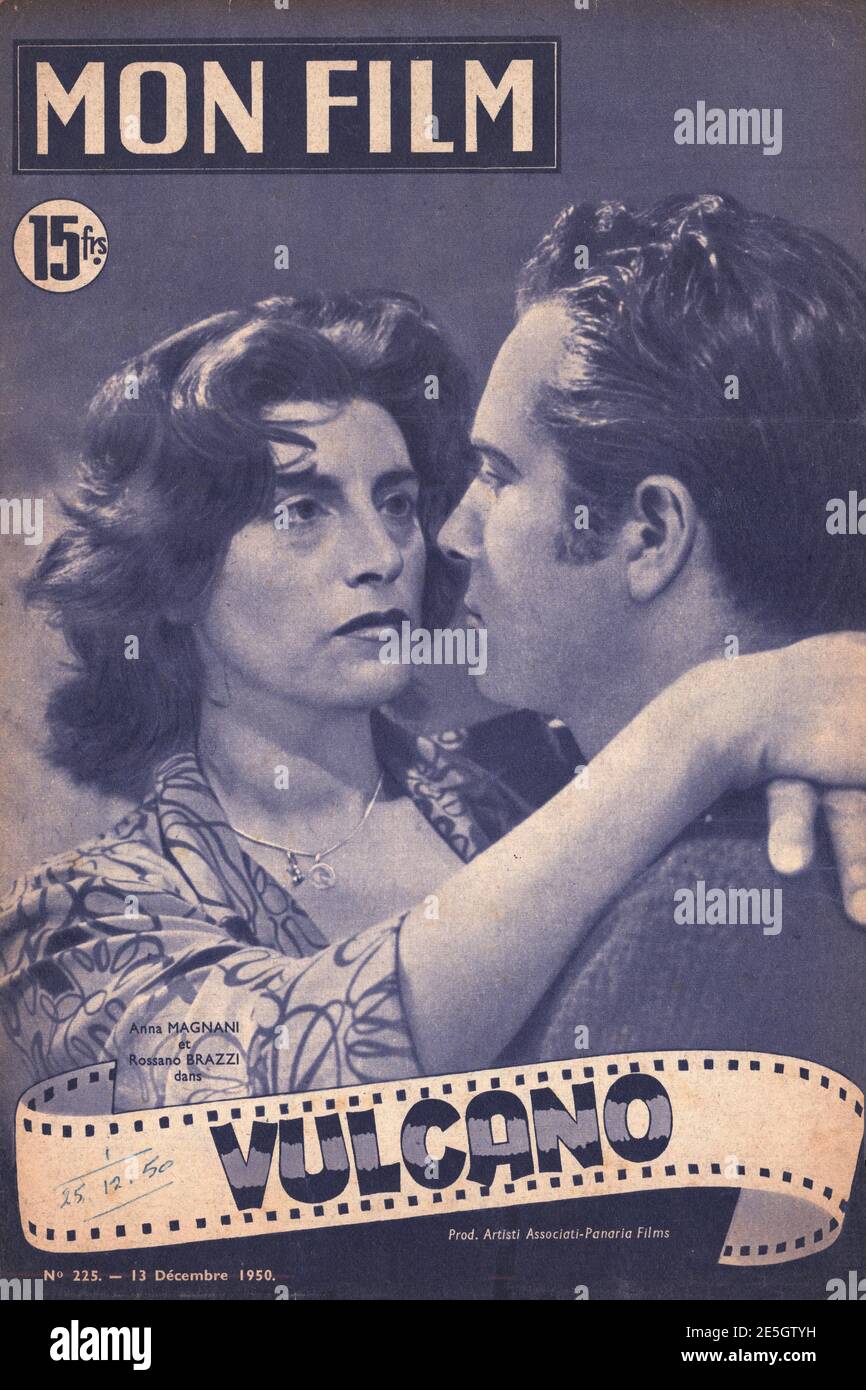 1950 Mon Film Actress Anna Magnani Stock Photo - Alamy