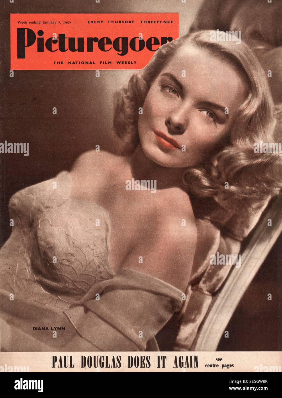 1950 Picturegoer Diana Lynn Stock Photo - Alamy