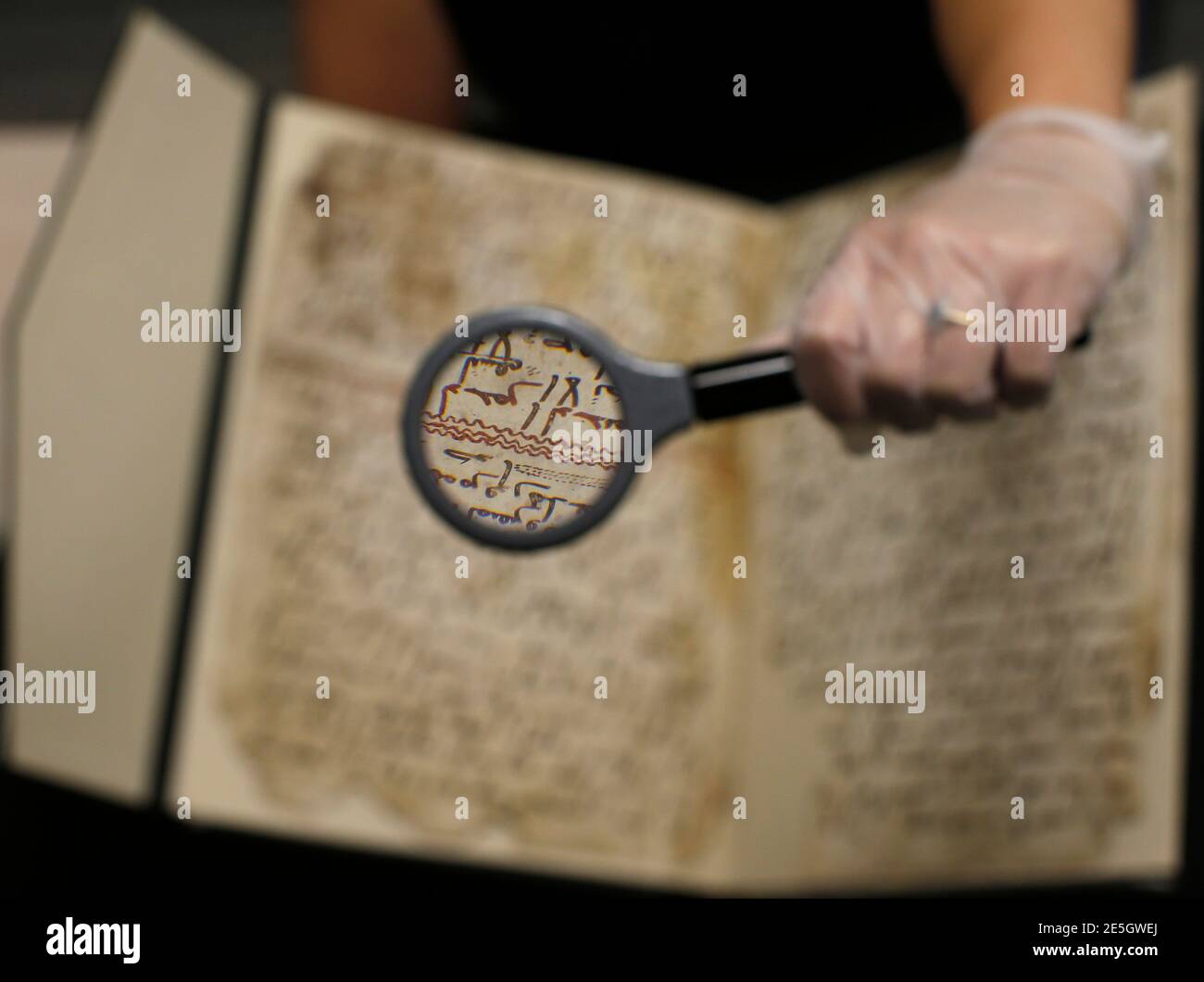 Oldest manuscript of hi-res stock photography and images - Alamy