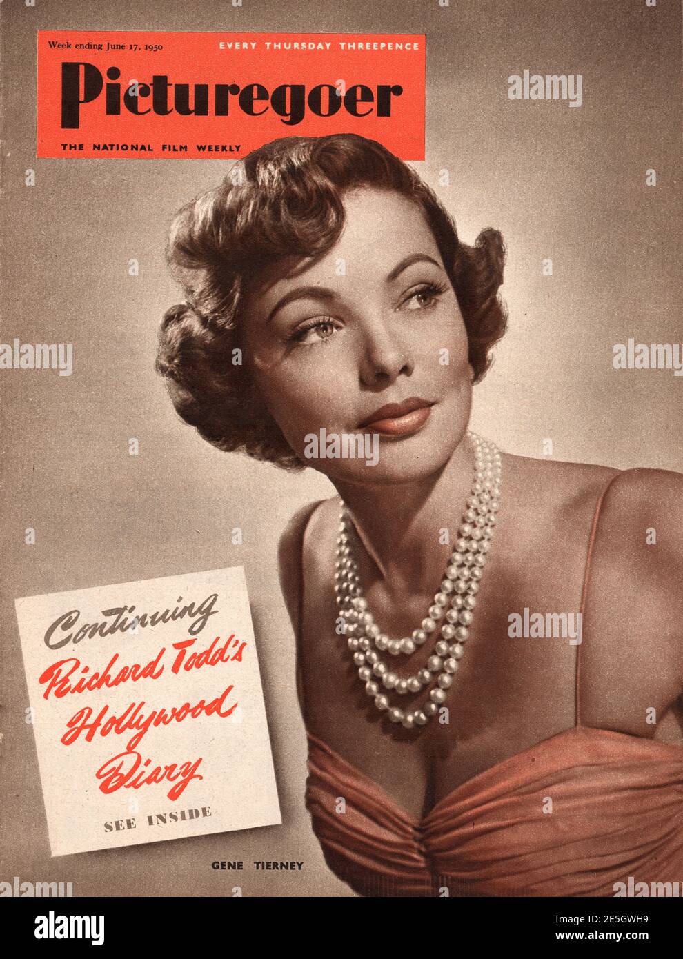 Gene tierney actress hi-res stock photography and images - Alamy