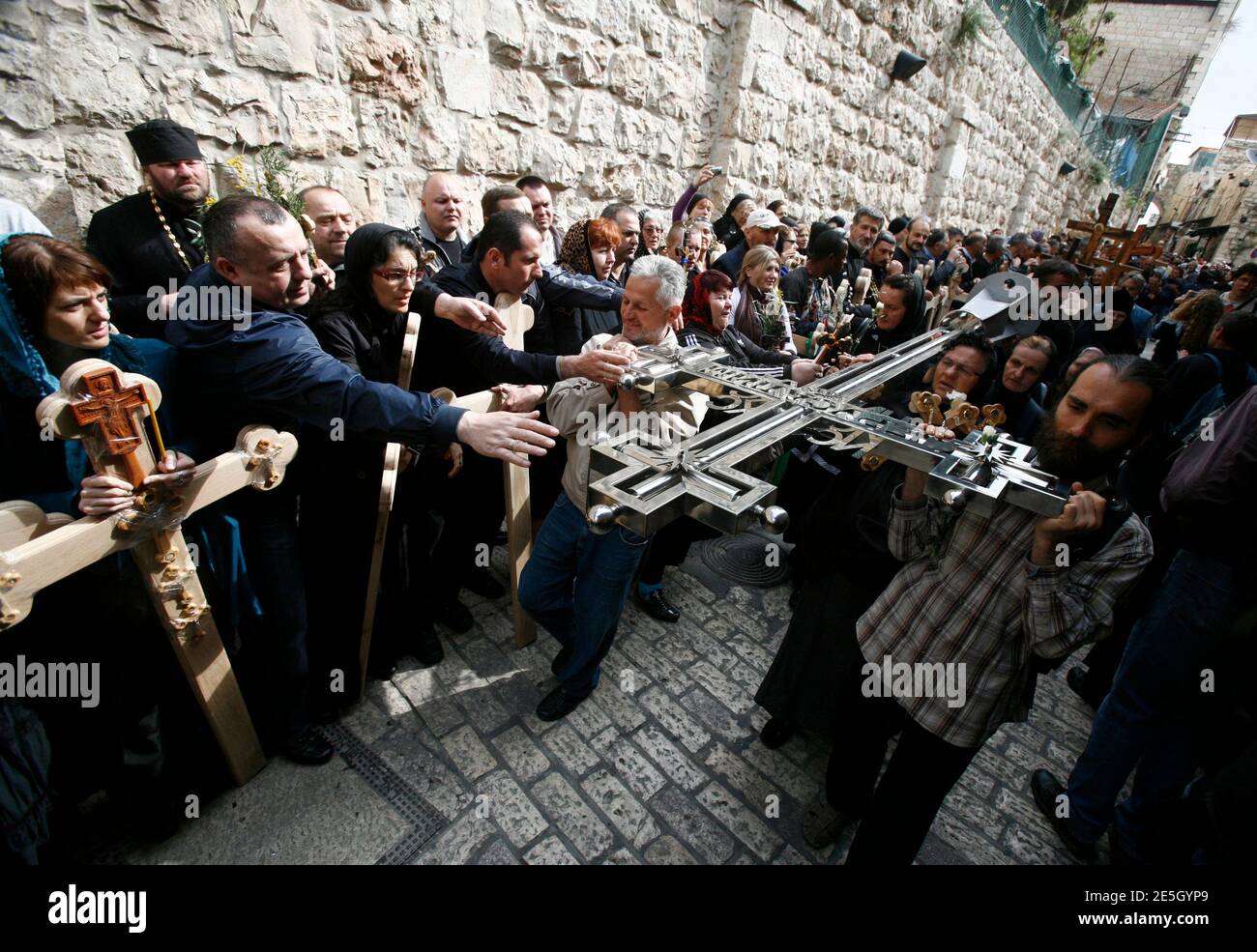 Via dolorosa jesus route crucifixion hi-res stock photography and ...