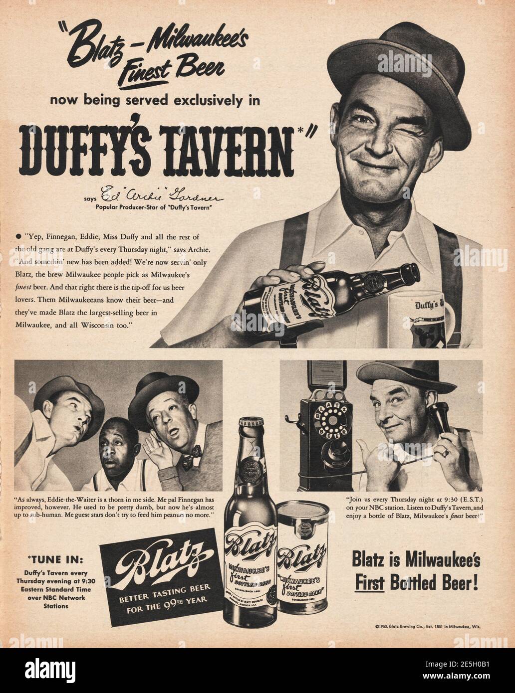Blatz beer hi-res stock photography and images - Alamy