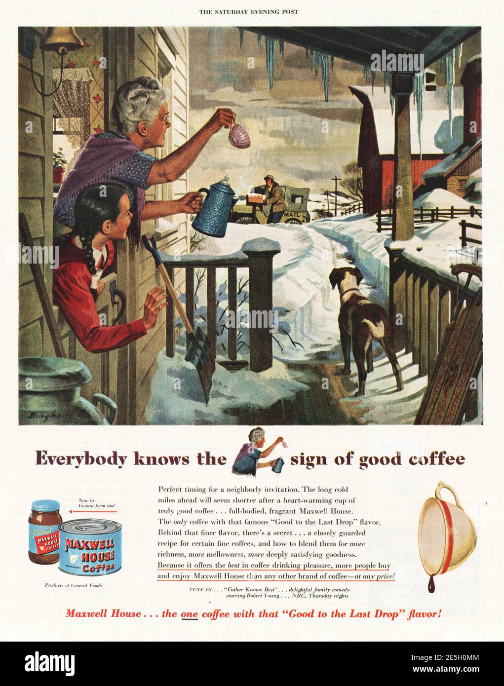 Maxwell house advertisement hi-res stock photography and images - Alamy
