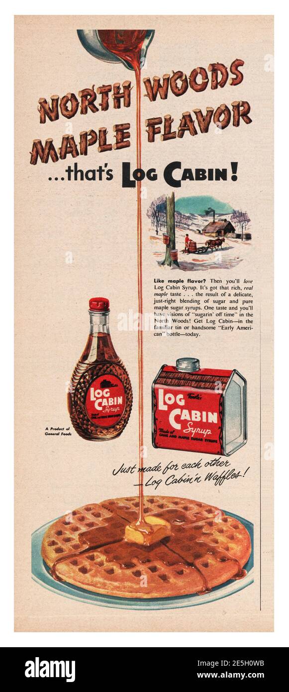 Cabin log syrup Cut Out Stock Images & Pictures - Alamy