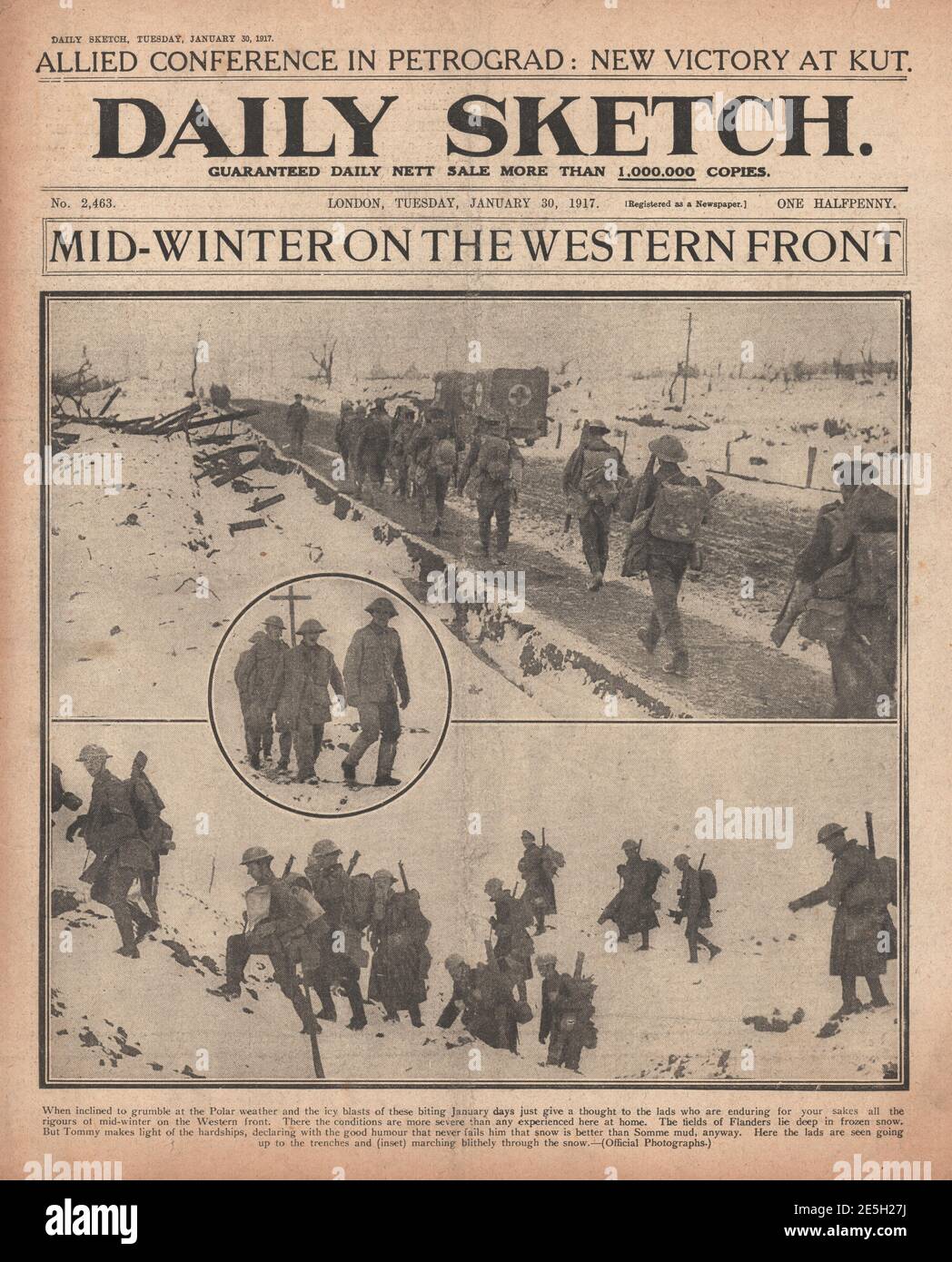 World war 1 trenches winter hi-res stock photography and images - Alamy