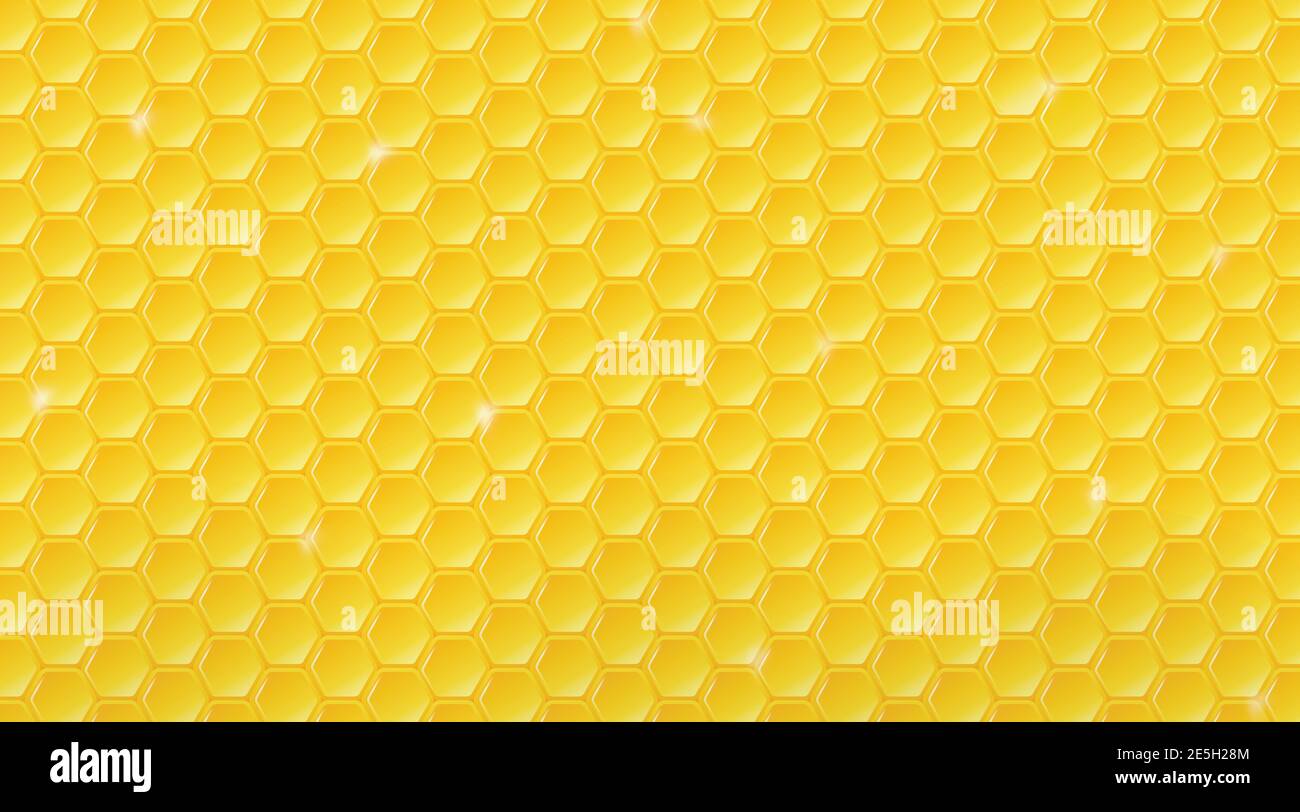 Honeycomb pattern. Geometric hive background. Eps10 vector Stock Vector ...