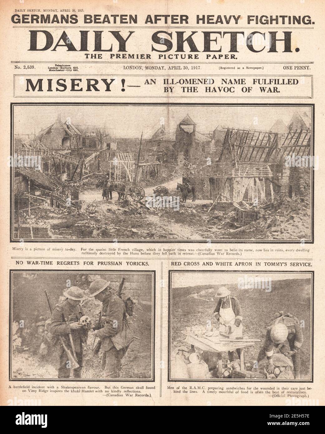 World war one damage hi-res stock photography and images - Alamy