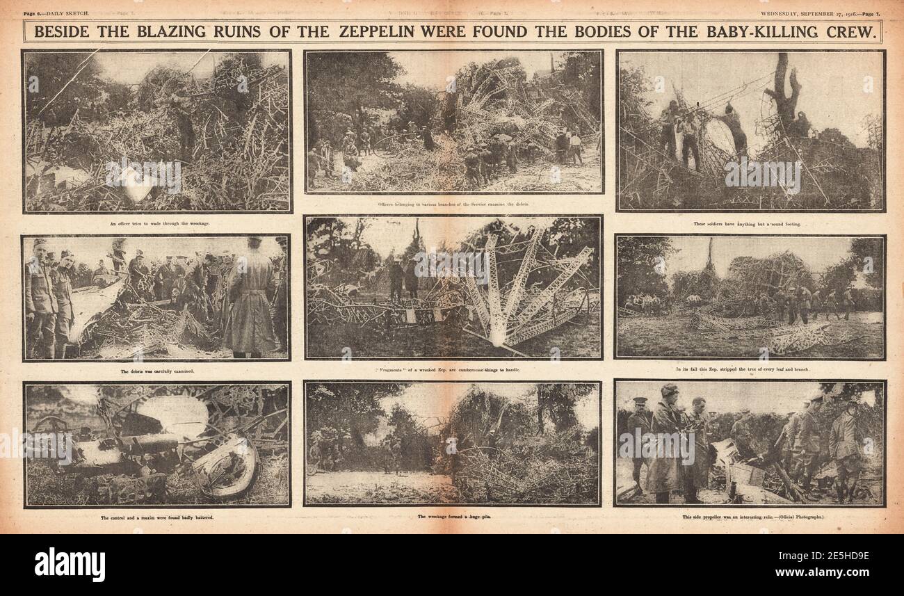 Zeppelins over london hi-res stock photography and images - Alamy