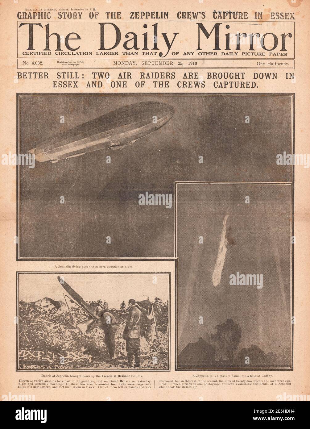 German Zeppelin Air Raid England High Resolution Stock Photography and ...