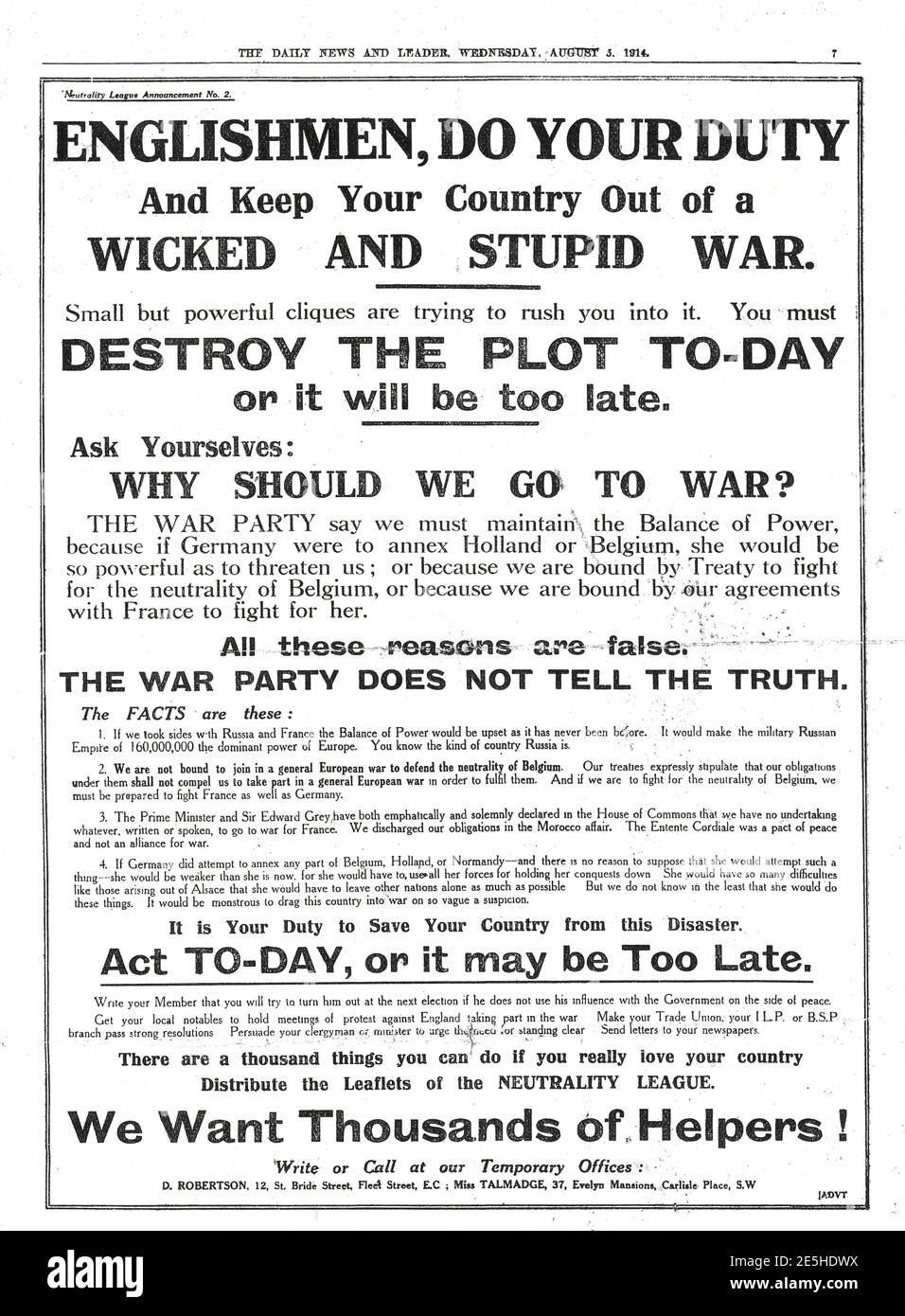 World war 1 Cut Out Stock Images & Pictures - Alamy