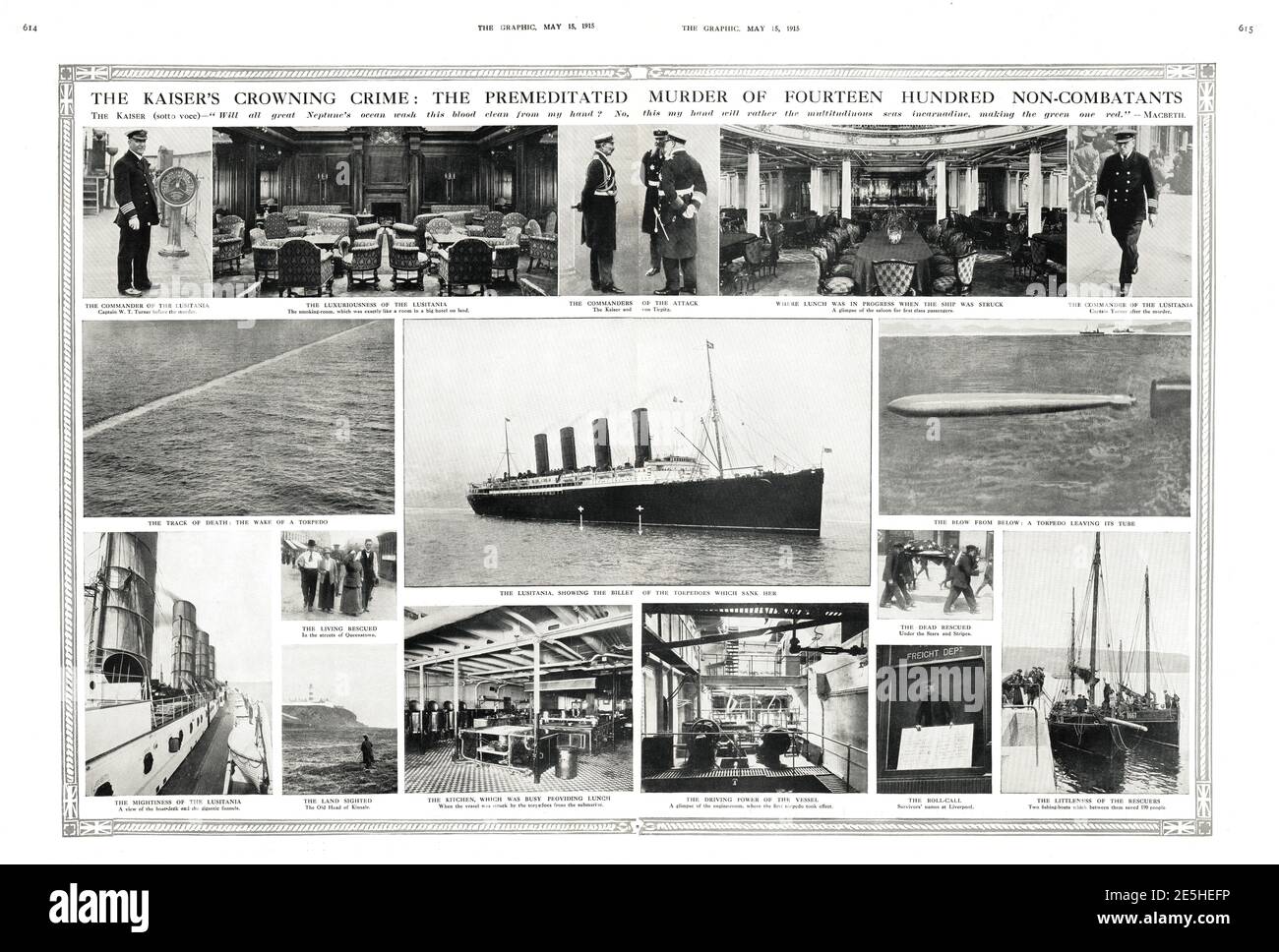 Rms lusitania hi-res stock photography and images - Alamy